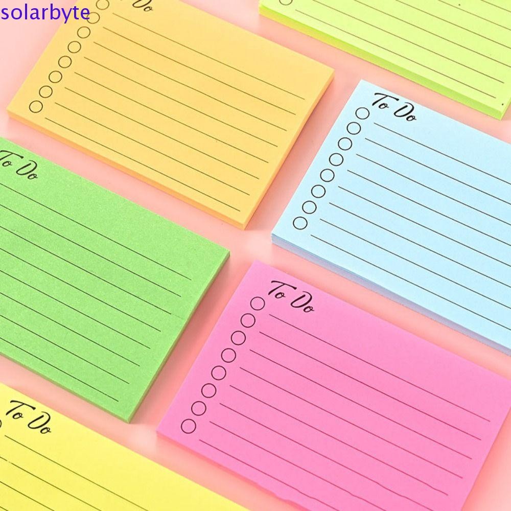 Solarbyte Sticky Notes, Scrapbooking การวางแผนตาราง Memo Pad, To Do ...