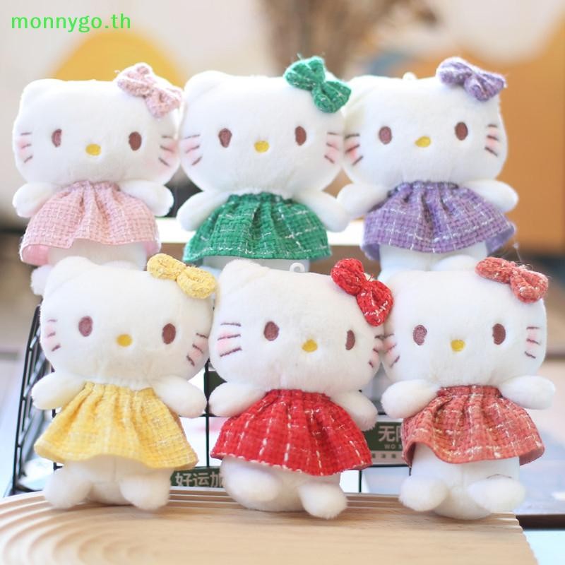 Monnygo 12 ซม.KT Cat Hello Kitty พวงกุญแจอะนิเมะตุ๊กตารูปจี้อุปกรณ์ ...