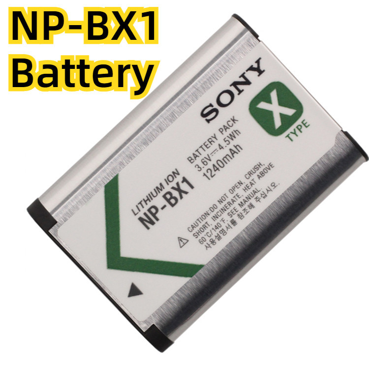 Sony NP-BX1 แบตเตอรี่ ZV1 HX400 การ์ดสีดำ RX1R2 RX100M5 M6 M7 แบตเตอรี่ ...