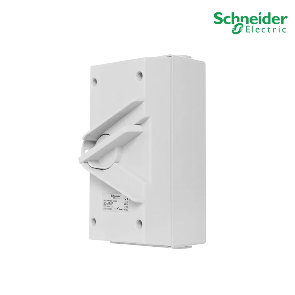 Schneider Electric สวิตช์สำหรับแยกวงจร ชนิดกันน้ำ 3 สาย 20A 440V IP66 ...