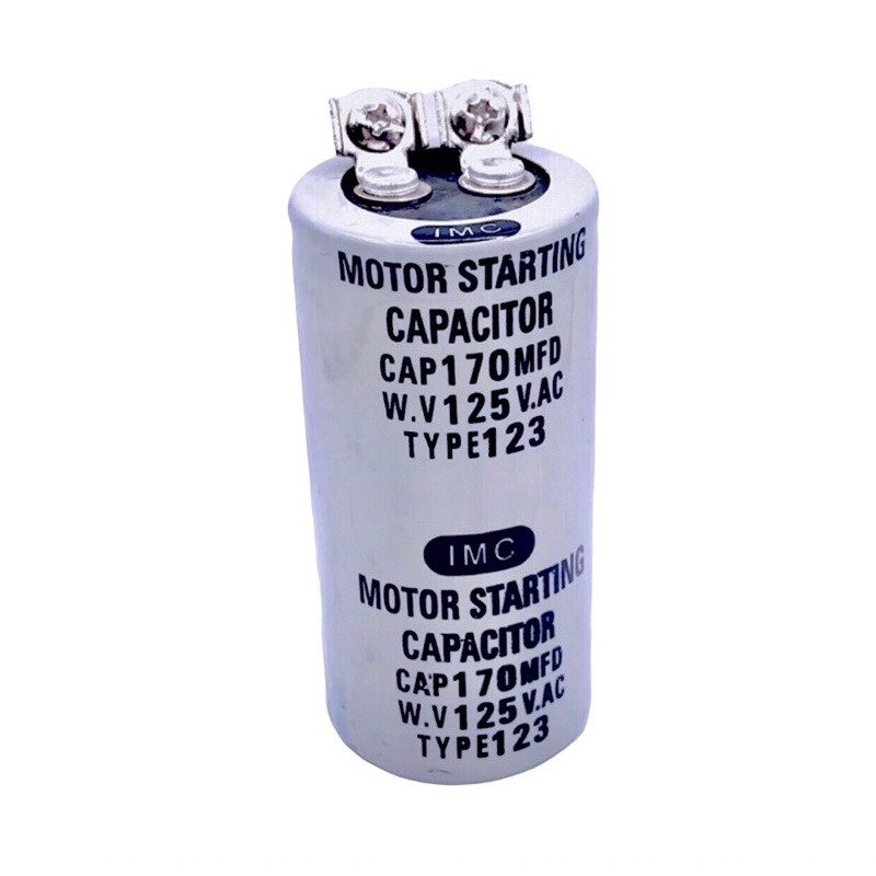 CAPACITOR CAP 170UF/125V.AC แคปสตาร์ แคปรันมอเตอร์ คาปาซิเตอร์ปั้มน้ำ ...