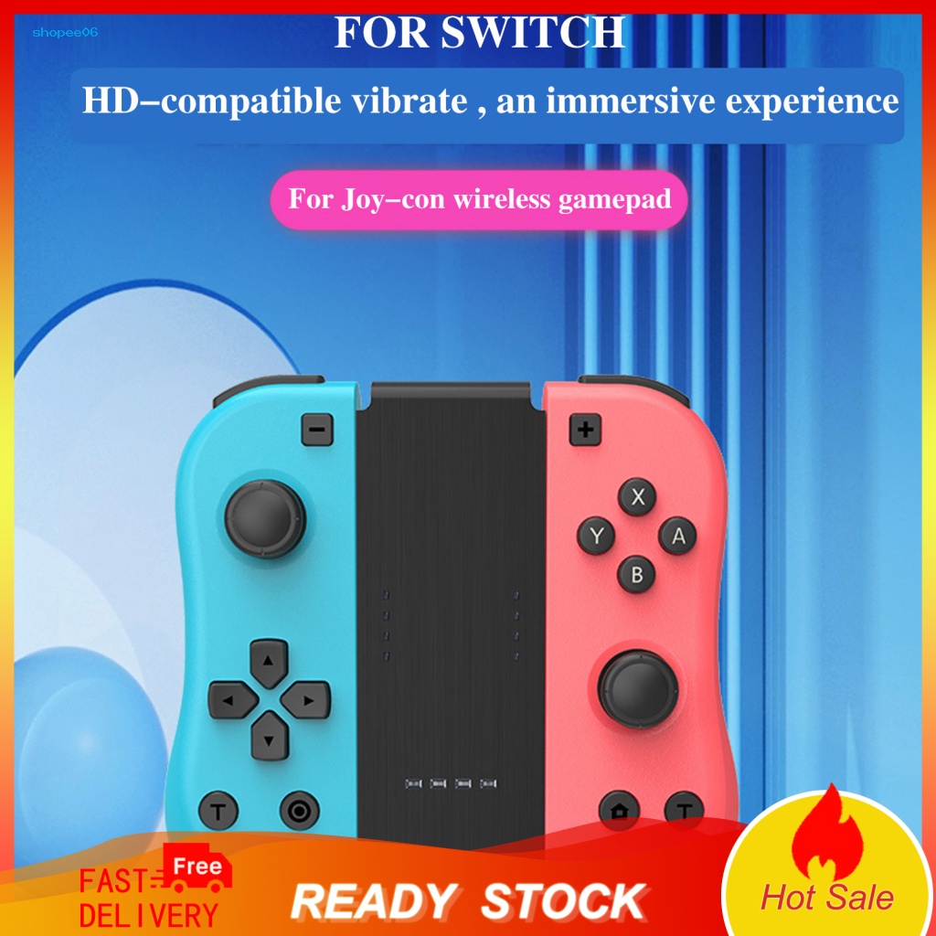 Setn จอยสติ๊กเล่นเกมไร้สาย หกแกน แบบสั่นสะเทือน สําหรับ Switch | Shopee Thailand