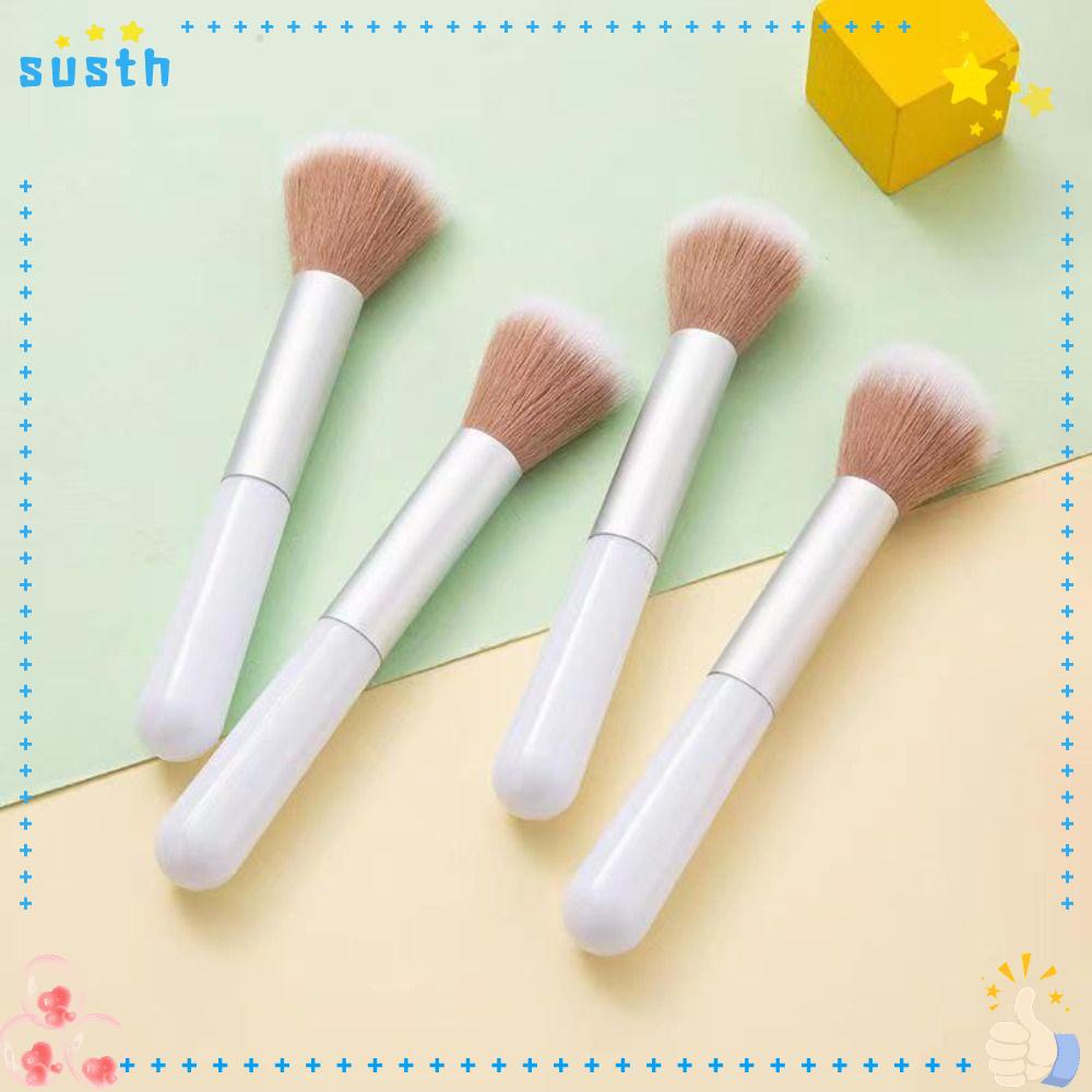 Susth แปรงปัดแก้ม แปรงไฮไลท์ พลาสติก ไฟเบอร์เทียม แปรงปัดแป้ง | Shopee ...