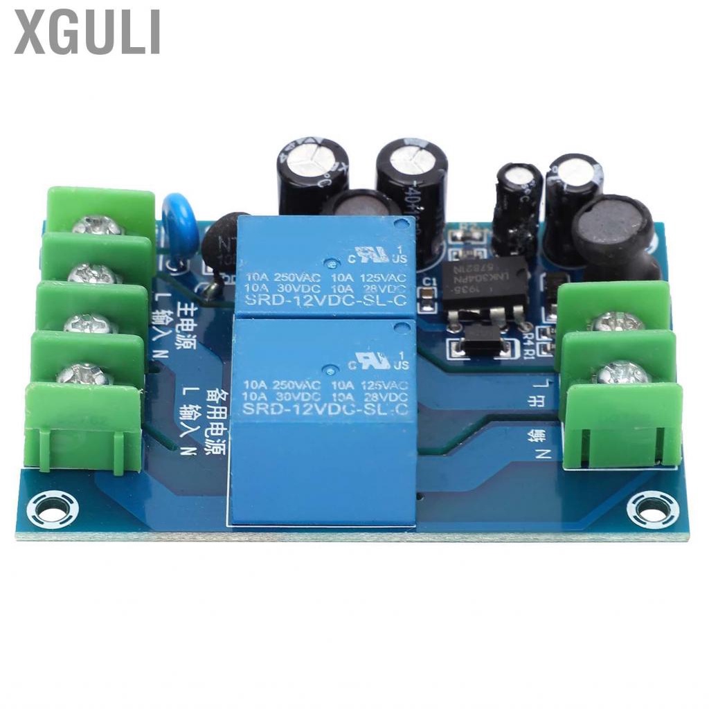 Xguli AC Power Automatic Switching Module 2-Channel 2-in 1-out 10A ...