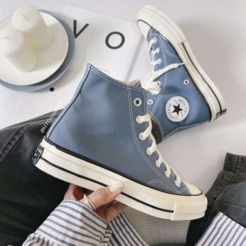 ORIGINAL CONVERSE 70s High Deep water/ Chucks/ Blue/ All star | Shopee ...