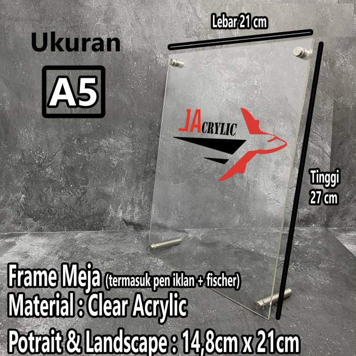 กรอบอะคริลิคติดผนัง ขนาด A4 A3 A2 A5 | Shopee Thailand