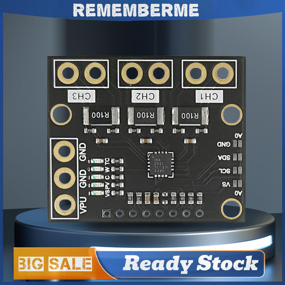 Ina3221 เครื่องวัดแรงดันไฟฟ้ารถบัส สามช่องทาง ด้านข้างสูง พร้อมหมุด ...