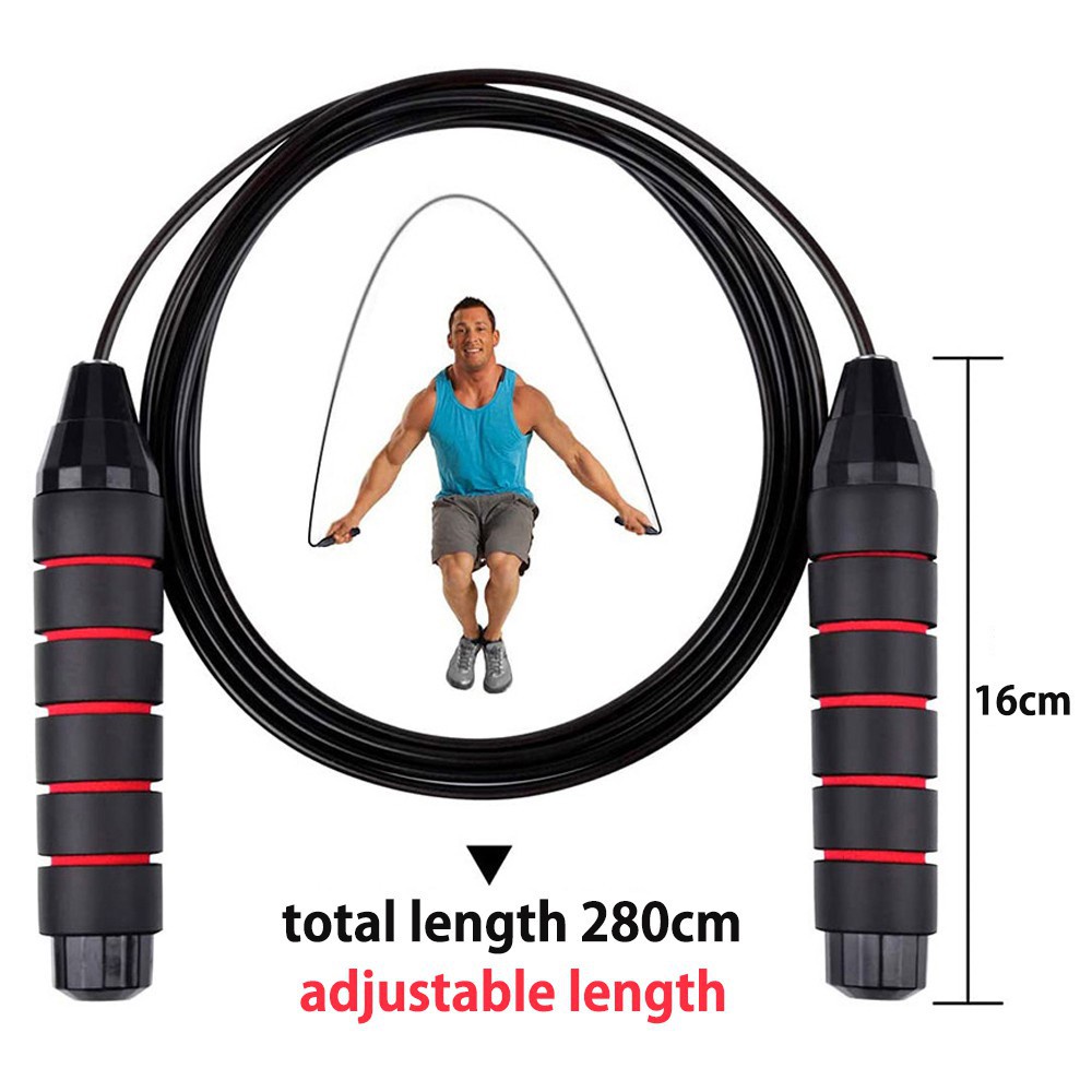 Exercise TY - เชือกออกกำลังกาย Jumping Rope เชือกกระโดด แบบไร้แรงเสียด ...