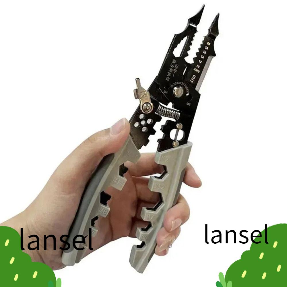 Lansel คีมปอกสายไฟ เหล็กอัลลอย โครเมียมวานาเดียม อเนกประสงค์ 28in1 | Shopee Thailand