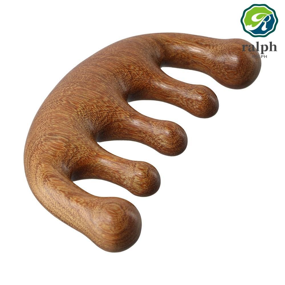 Ralph หวีนวดไม้ผู้หญิงเครื่องมือดูแลเส้นผมแบบพกพา Meridian Scraping ...