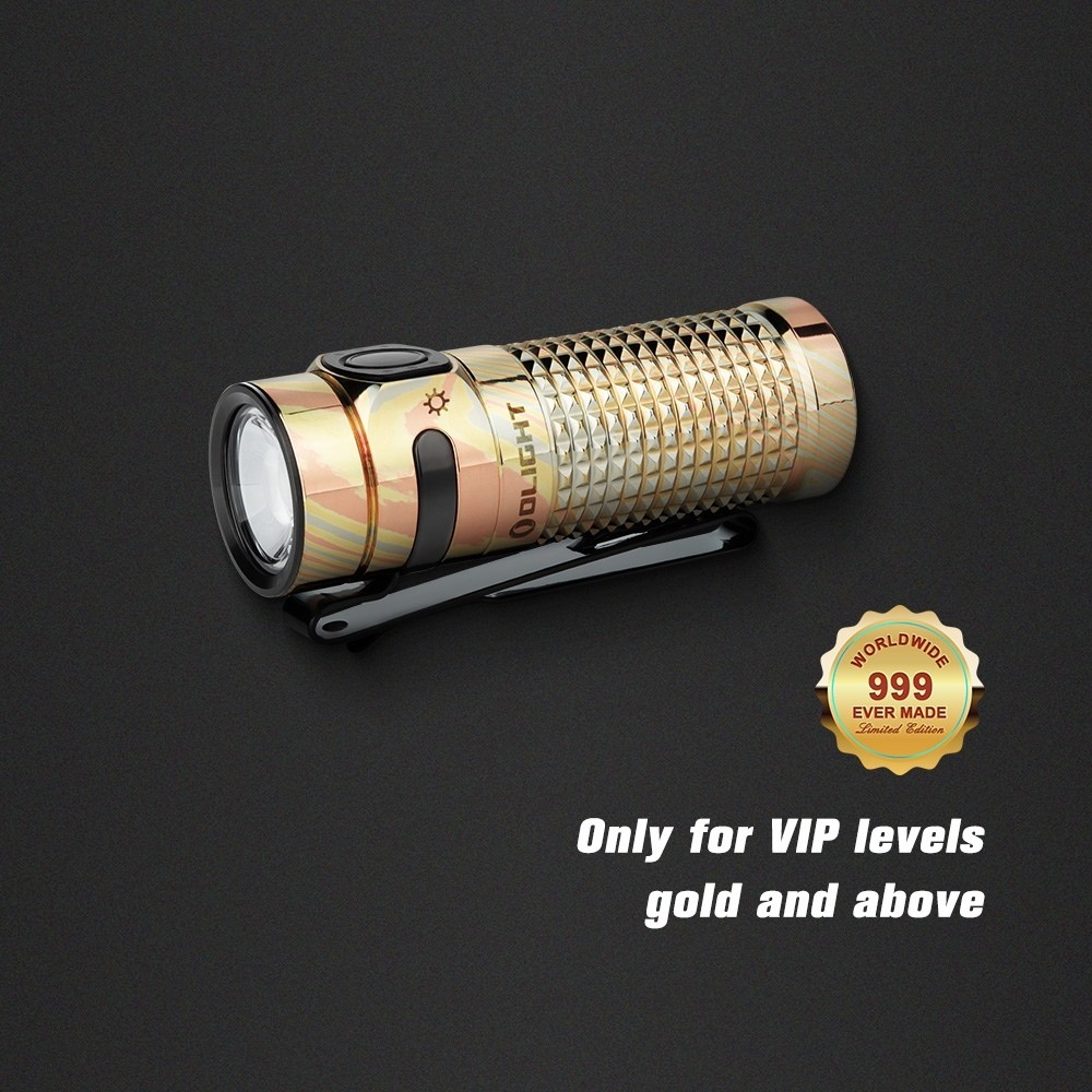 [Limited] Olight Baton 4 Copper Damascus วัสดุพิเศษ ไฟฉายพกพาขนาดเล็ก ...