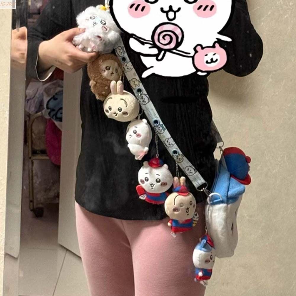 Ivory Chiikawa Anti-lost Long Rope, Seln Cat Labubu Doll Display String ...