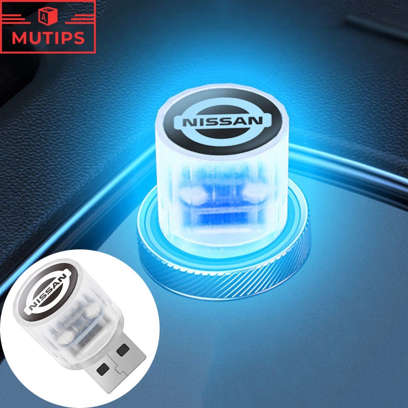 Nissan USB การตกแต่งภายใน รถยนต์ ไร้สาย ไฟ LED บรรยากาศที่มีสีสัน Kicks ...