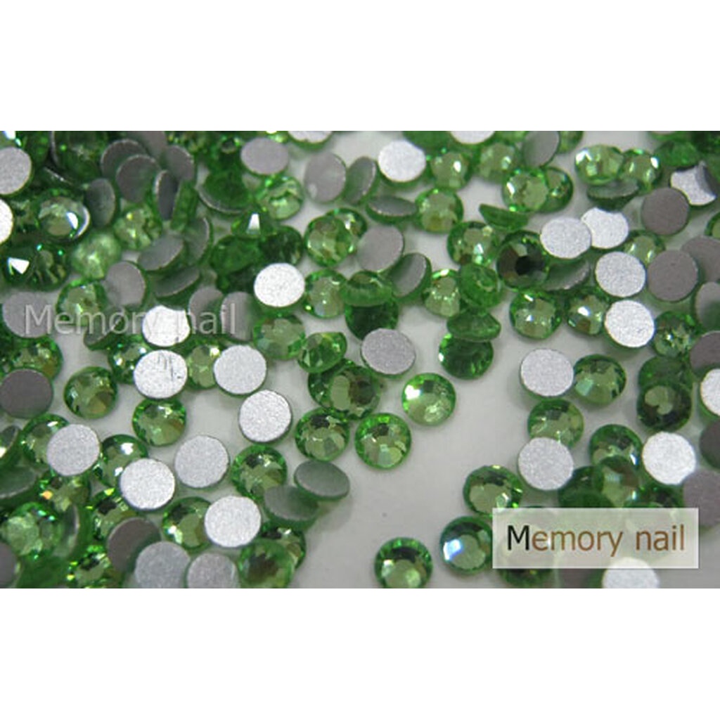 เพชรชวาAA สีเขียวอ่อน ขนาด ss8 ซองเล็ก บรรจุประมาณ 80-100 เม็ด | Shopee ...
