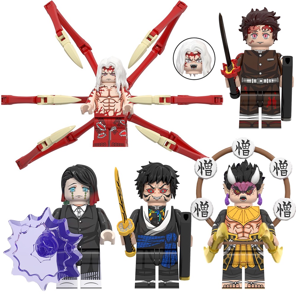 Demon Slayer เข ้ ากันได ้ กับ Lego Building Blocks hantengu Kibutsuji ...