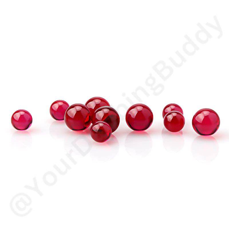 Ruby Terp Pearls Set: Red (OD: 4mm, 5mm, & 6mm) | Shopee Thailand