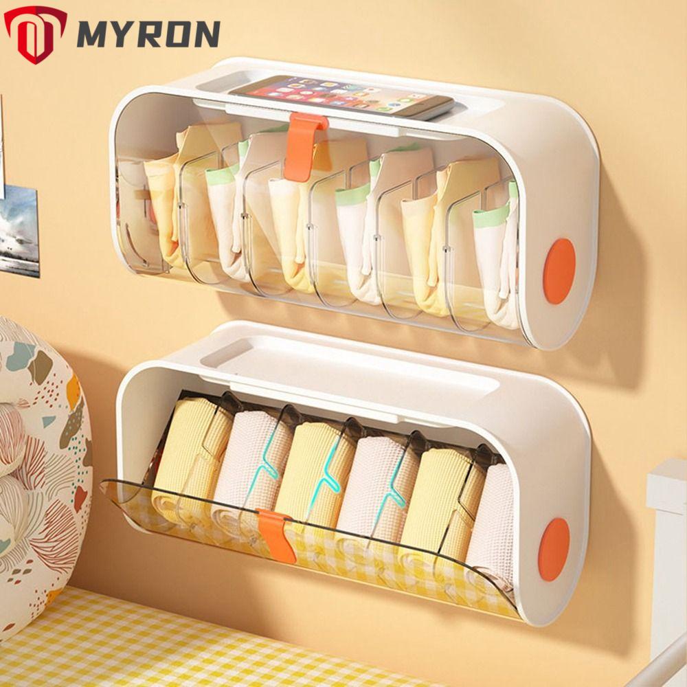 Myron กล่องลิ้นชักเก็บชุดชั้นใน PET ฟองน้ําแต่งหน้า ไม่ต้องเจาะ ประหยัด ...