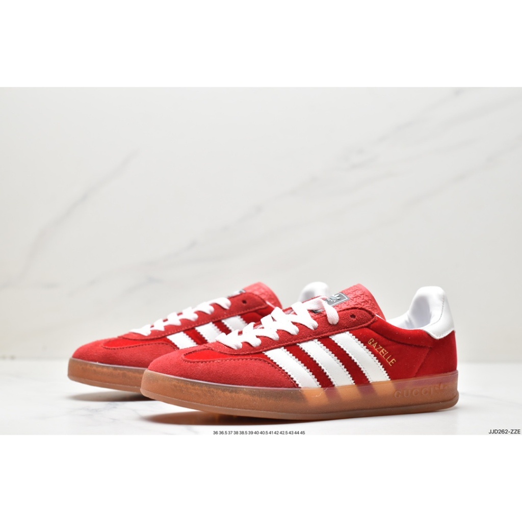 New Genuine Adidas originals x Gucci Gazelle Red white แนวโน้มแฟชั่นวิน ...