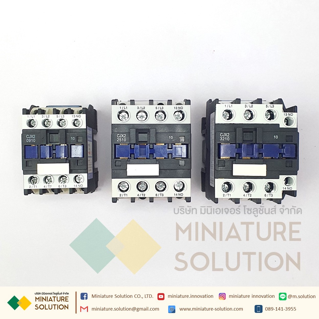 แมกเนติก AC CJX2-1210 CJX2-1201 1811 1211 AC Magnetic Contactor แมกเนติกคอนแทคเตอร์ 24V/36V/220V ...