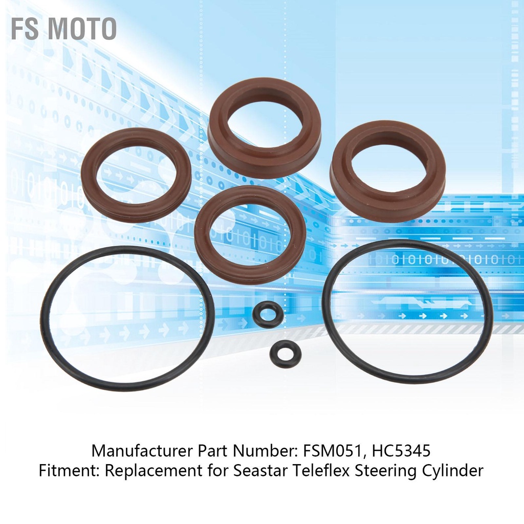 FS Moto ชุดซีลกระบอกพวงมาลัยรถยนต์ HC5345 เปลี่ยนยางกันรั่วสำหรับ ...