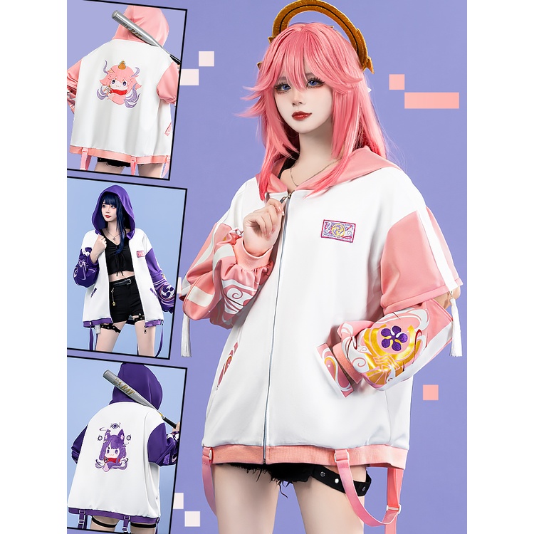 ชุดคอสเพลย์ Genshin Impact cos Yae Miko and Raiden Shogun สําหรับ ...