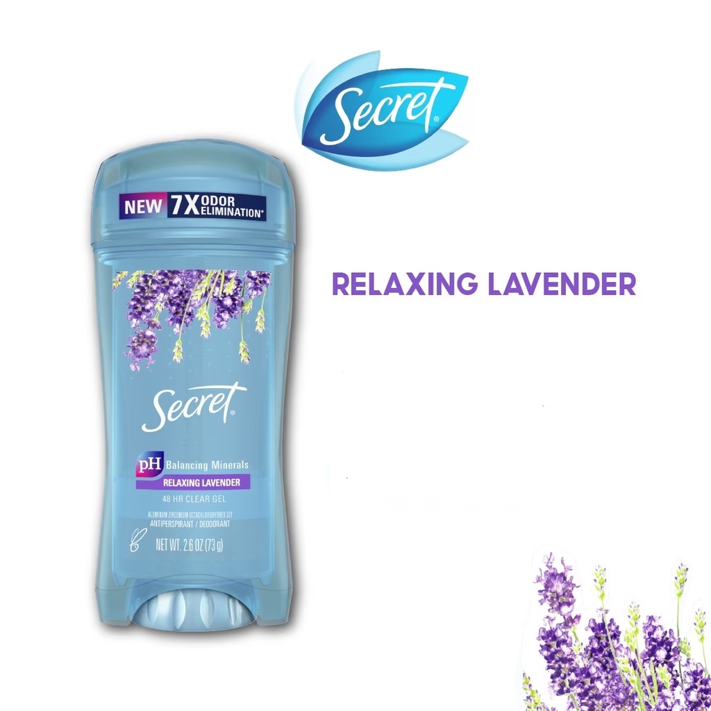 Secret Relaxing Lavender Antiperspirant and Deodorant 73g. | Shopee ...