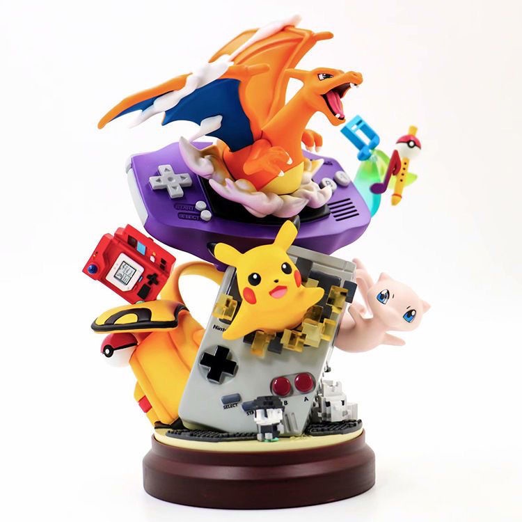 โมเดลฟิกเกอร์ Pokemon Pokémon Charizard Pikachu Fantasy Game Console ...