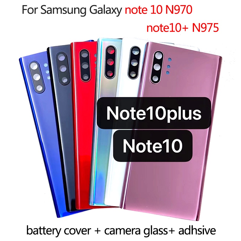ใหม่สําหรับ Samsung Galaxy Note10 N970 หมายเหตุ 10 plus N975 ฝาหลัง ...
