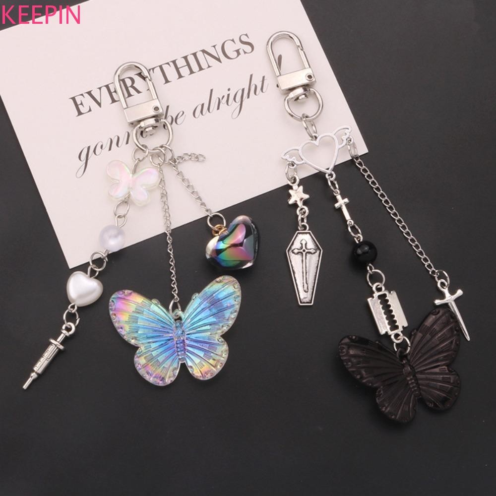 Keepin Y2K จี้ห้อยโทรศัพท์, Y2K Key Chain สาวหวานโทรศัพท์, ห่วงโซ่มือ ...