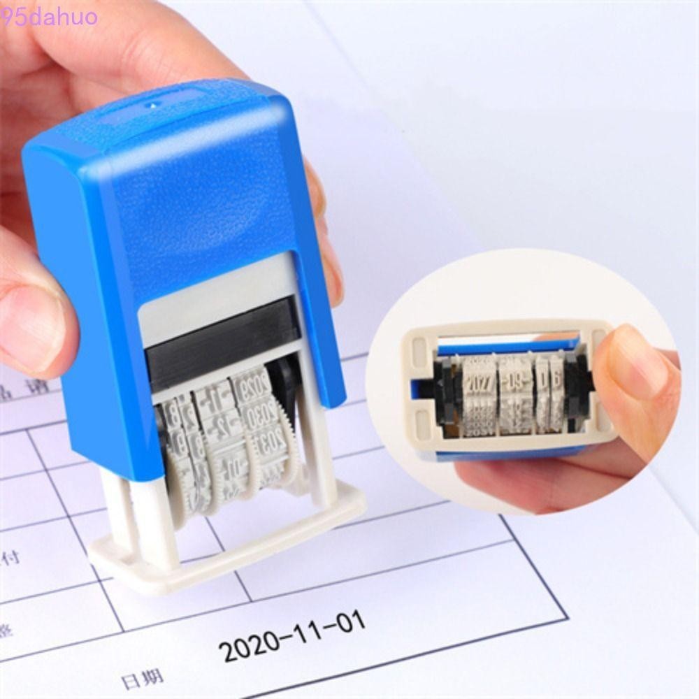 Dahuo วันที่แสตมป์ Mini Universal Back to Ink Self-Inking แสตมป์ DIY แสตมป์ Self-Inking หมึก ...