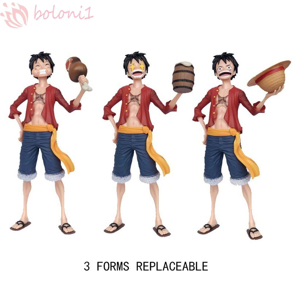 [COD] โมเดลตุ๊กตาฟิกเกอร์ รูป Luffy Monkey D Luffy ขาไก่ หน้ายิ้ม ขนาด ...