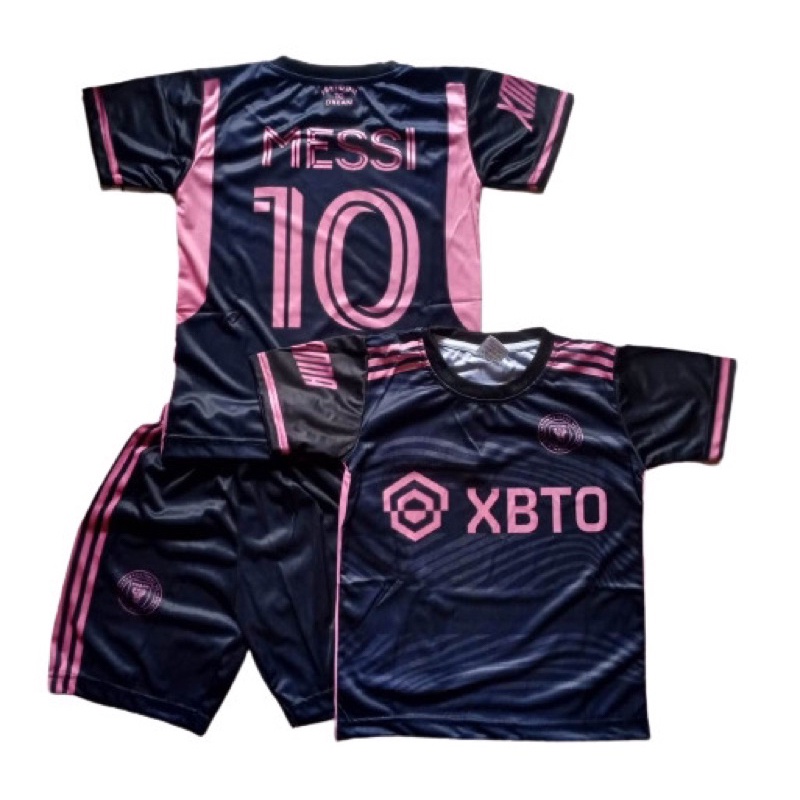 Miami inter Kids Football jersey Suit/mi inter club ชุด messi ล่าสุด ...