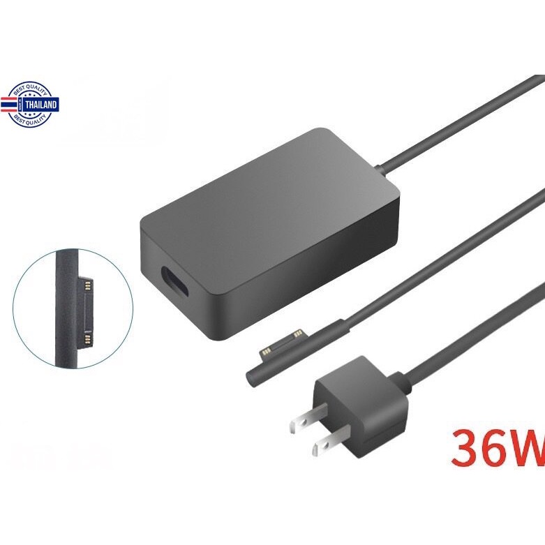 Microsoft Surface Adapter genuine สำหรั Surface Pro 3 / Pro 4 ค่าไฟ 36W ... Microsoft Surface Adapter genuine สำหรั Surface Pro 3 / Pro 4 ค่าไฟ 36W ...
