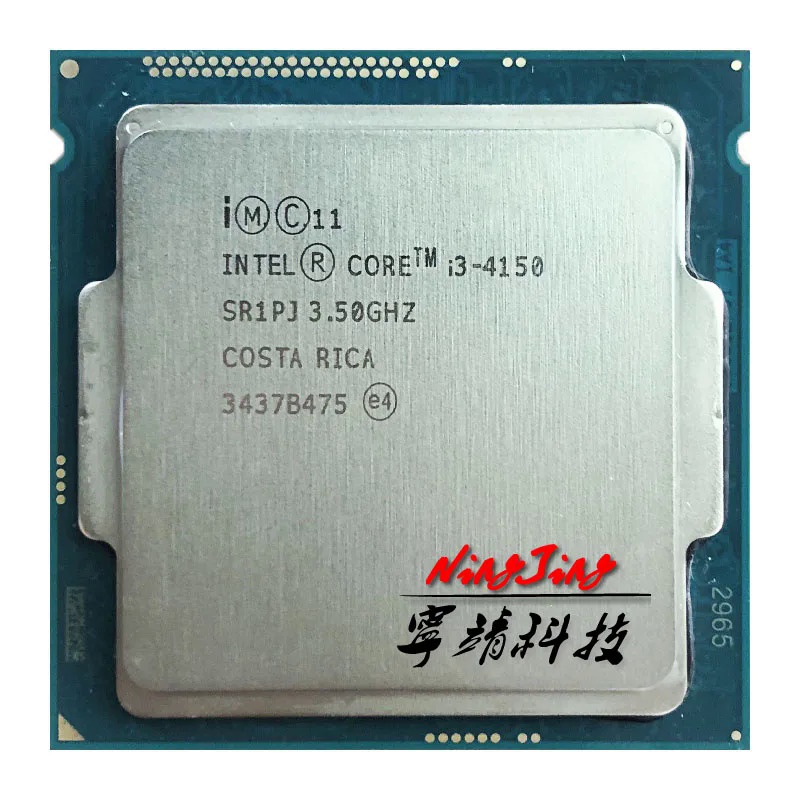 หน่วยประมวลผล CPU Intel Core i3-4150 i3 4150 3.5 GHz Dual-Core Quad ...