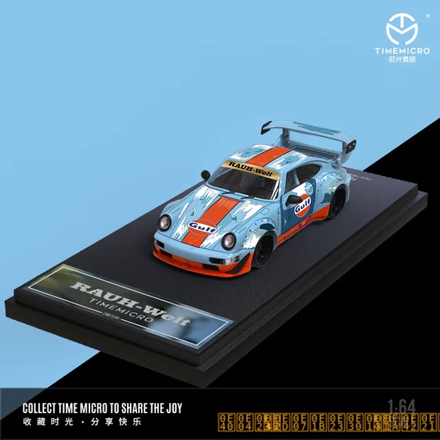 TM ในสต็อก1:64 RWB 911 964 Caricature Gulf TF7 Autobots Alloy Diorama Car Model Collection ...