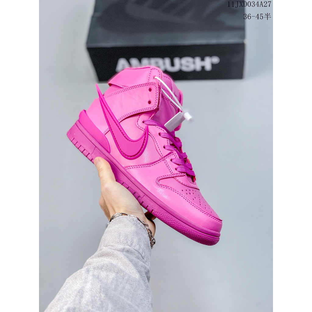 Special Ambush x Nike SB Dunk High cut Skate Shoes ผ้าใบลำลองสำหรับ ...