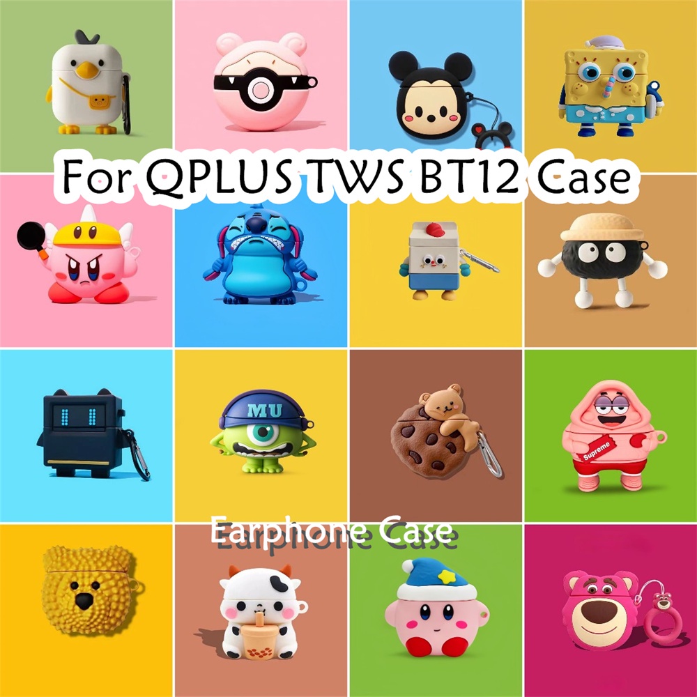 【innovation】นําไปใช้กับ QPLUS TWS BT12 เคส Case เคสหูฟัง รูปกบ ซิลิโคน ...