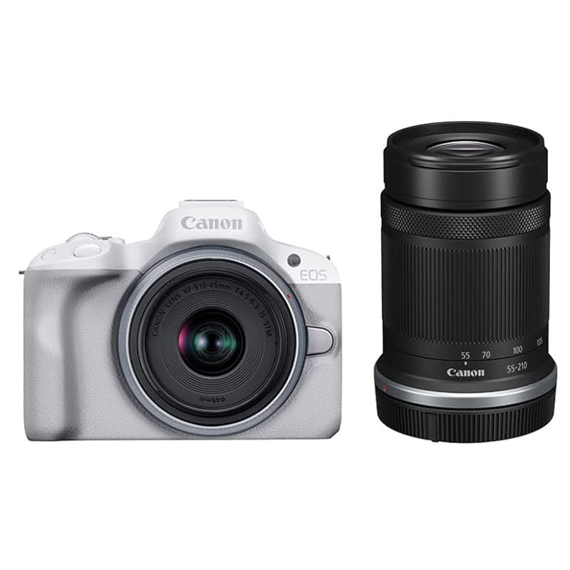 Direct from Japan] Canon EOS R50 Double Zoom Kit [White | Shopee Thailand