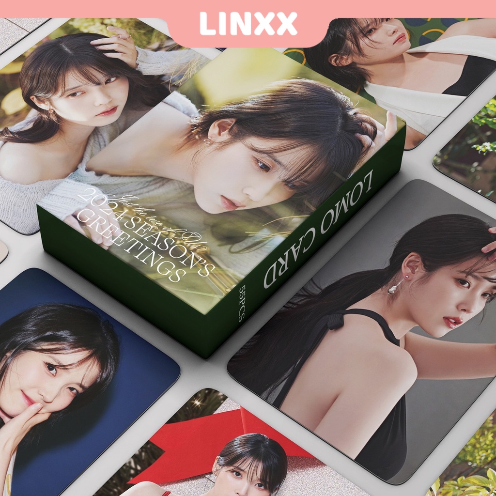 Linxx โปสการ์ด อัลบั้มรูปศิลปินเกาหลี IU 2024 Season's Album Lomo 55 ชิ้น | Shopee Thailand