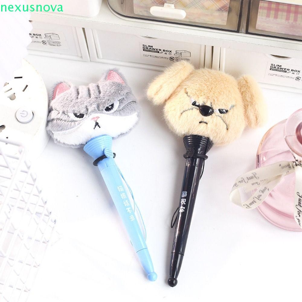 Nexusnova Bouncing Pen, ปากกาลูกลื่นการ์ตูนตุ๊กตา, Creative Fun Cat and ...