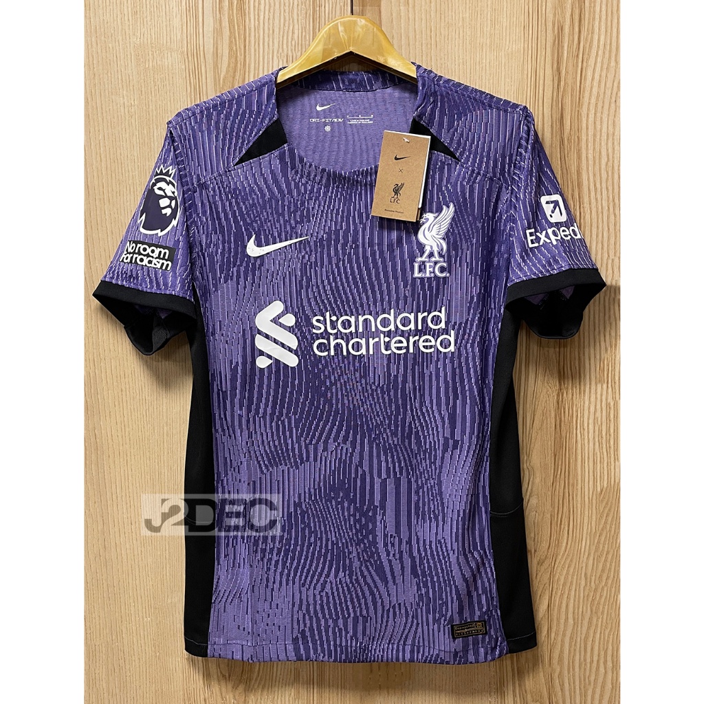 ใหม่ !!เสื้อ Player ลิเวอร์พลู Third เกรดนักเตะ 2023/24 ฟลูออฟชั่น EPL ชื่อนักเตะ(ครบทุกคน ...