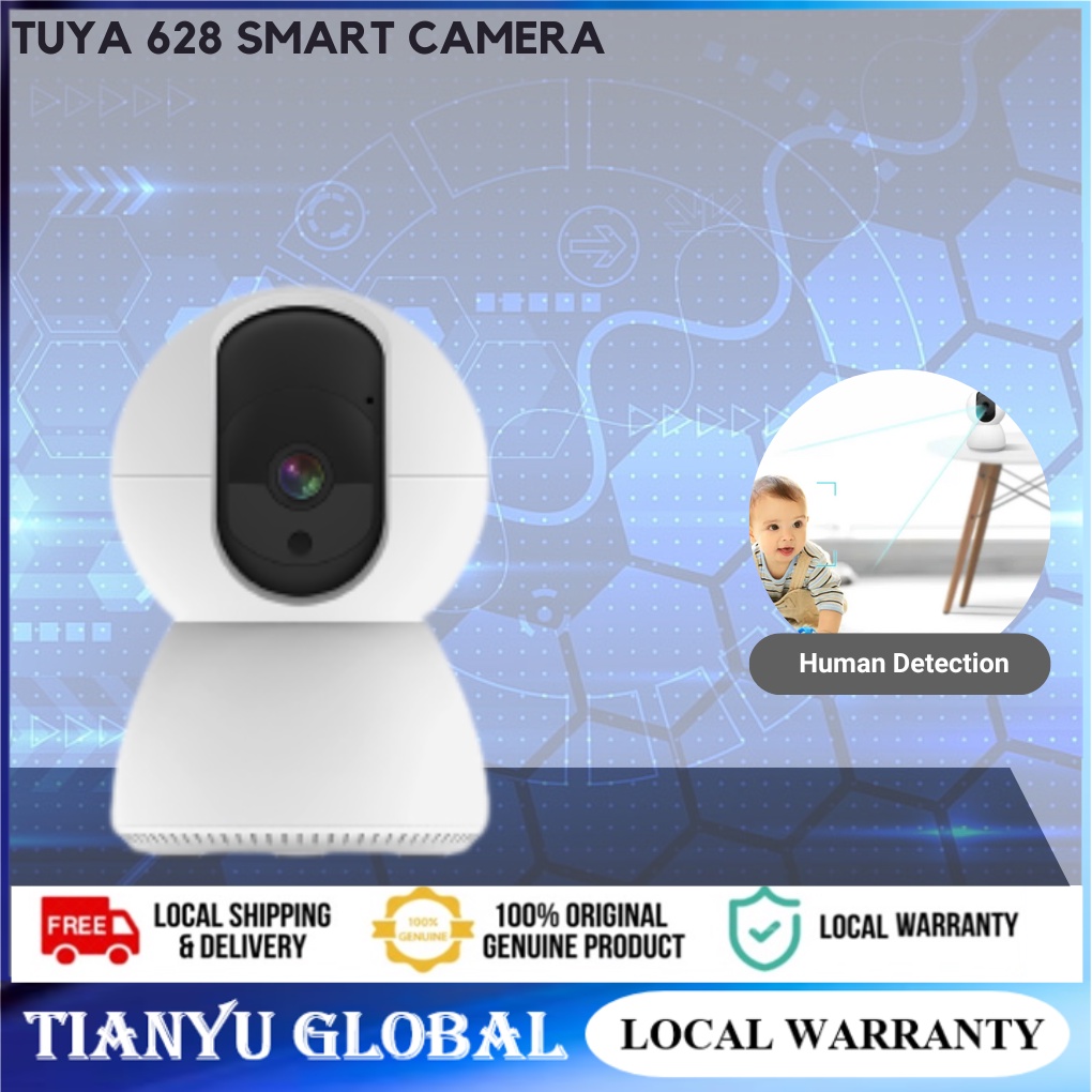 สมาร์ท TUYA 360 IR กล้องรักษาความปลอดภัยการตรวจจับมนุษย์ 2 ทิศทาง ...