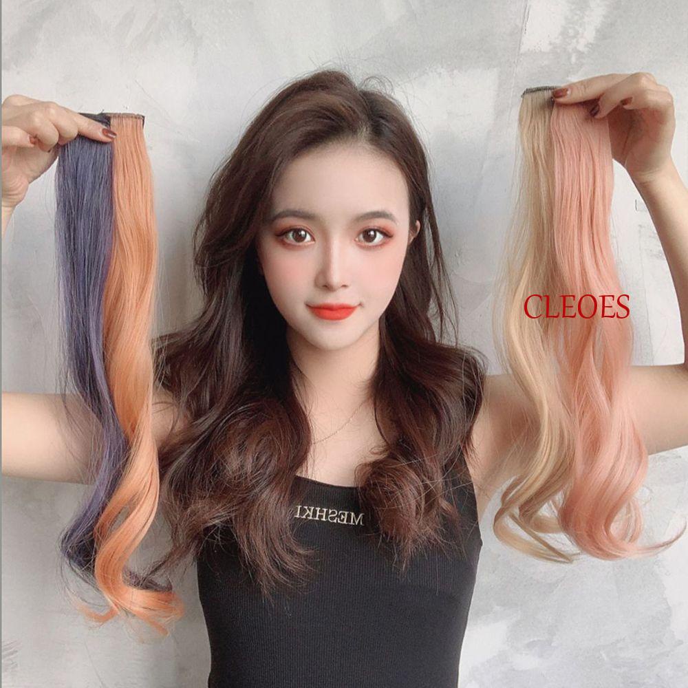 Cleoes กิ๊บติดผมปลอม พร้อมกิ๊บติดผม 60 ซม. | Shopee Thailand