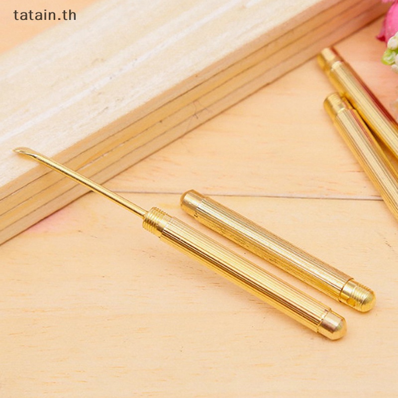 Tatain ช้อนกําจัดขี้หู แบบพับได้ สีทอง TH | Shopee Thailand