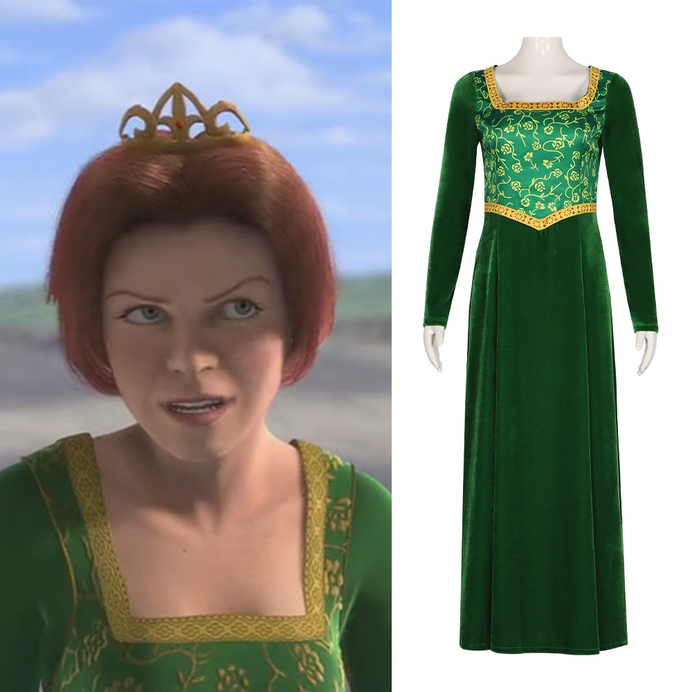 ชุดเดรสคอสเพลย์ Monster Shrek cos Princess Fiona สีเขียว | Shopee Thailand