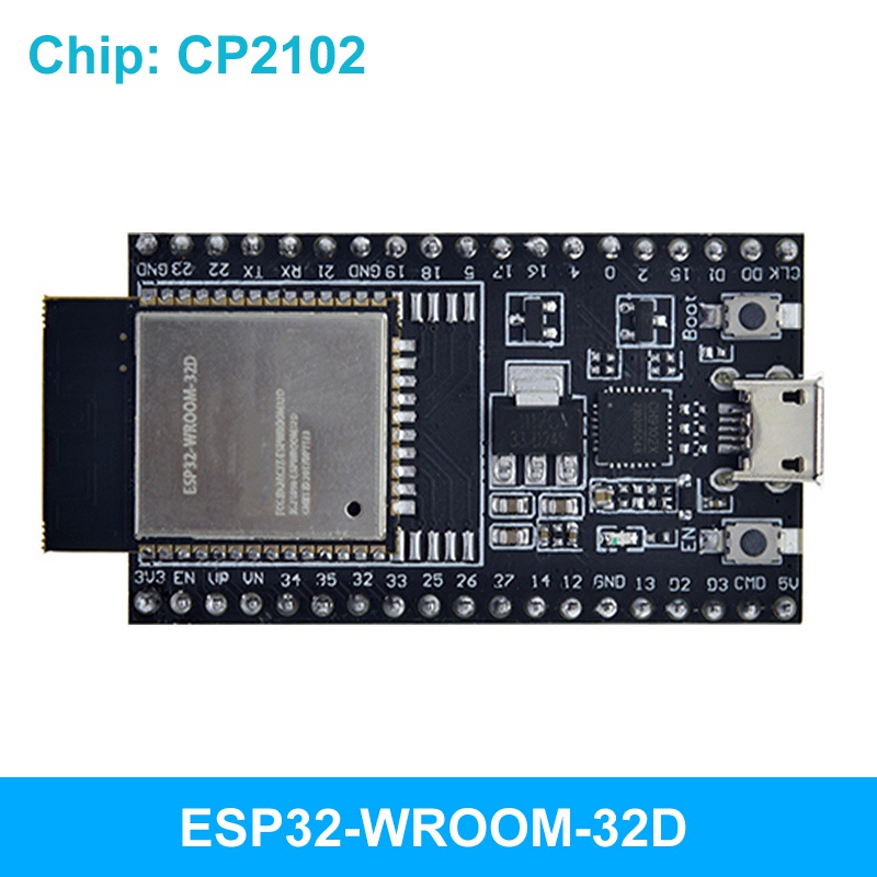 บอร์ดทดลอง ESP32 WiFi และบลูทูธ พลังงานต่ํามาก ESP-32S ESP32-WROOM-32D ESP32-WROOM-32U ESP 32 1 ...