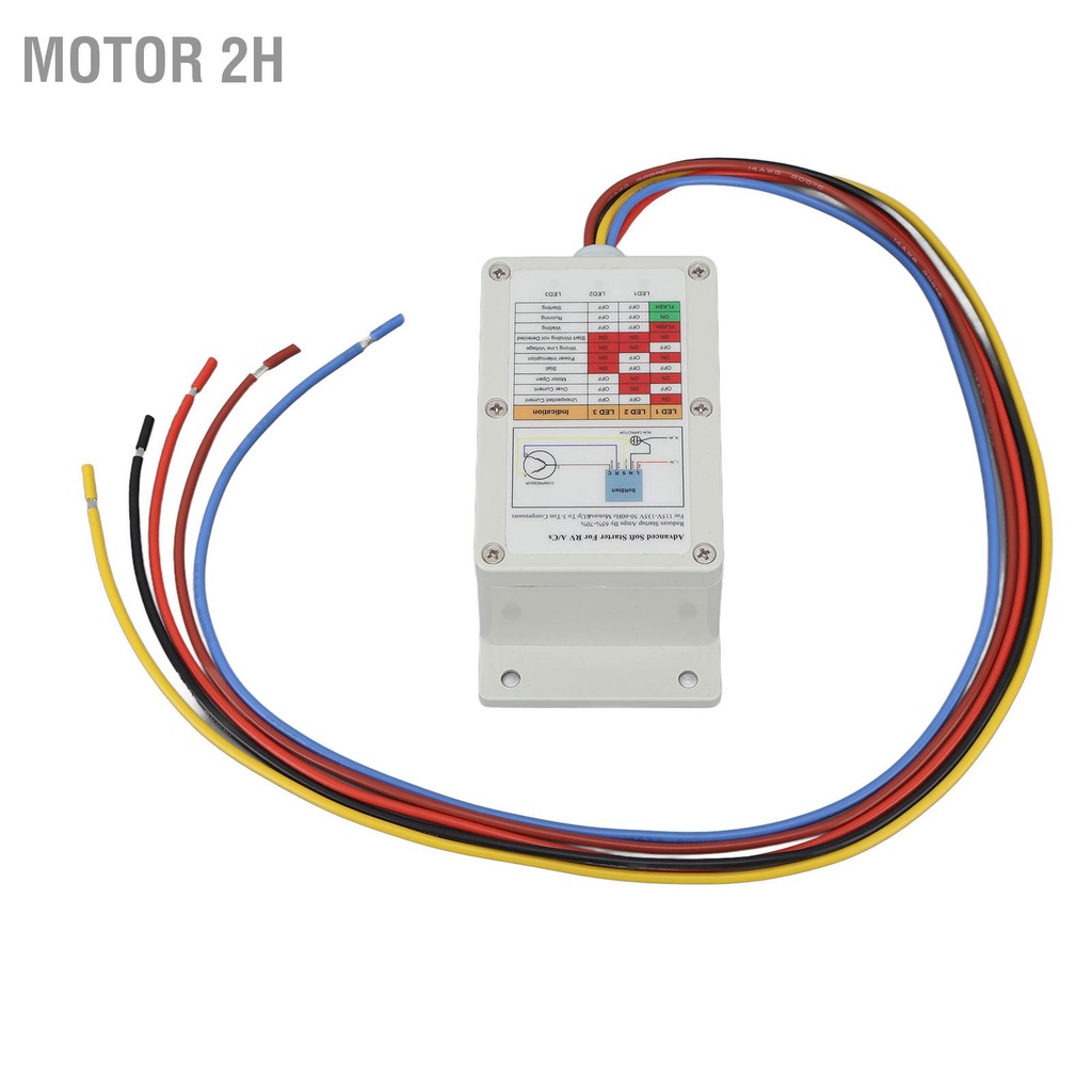 Motor 2H RV AC นุ่ม Starter ASY 364 X20 IP 115 v เครื่องปรับอากาศ Soft ...
