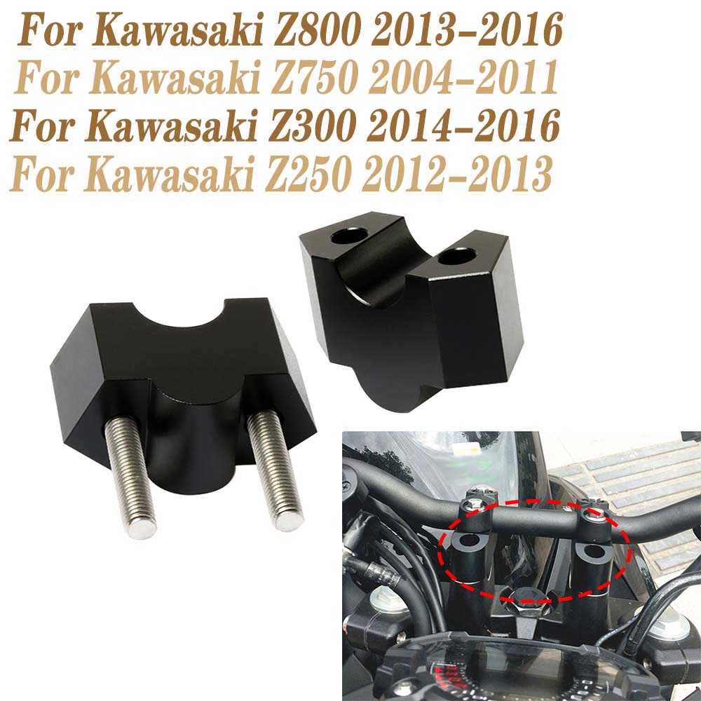 SRY รถจักรยานยนต์ Handlebar Riser Up Handle Bar Mount Clamp Adjuster ...