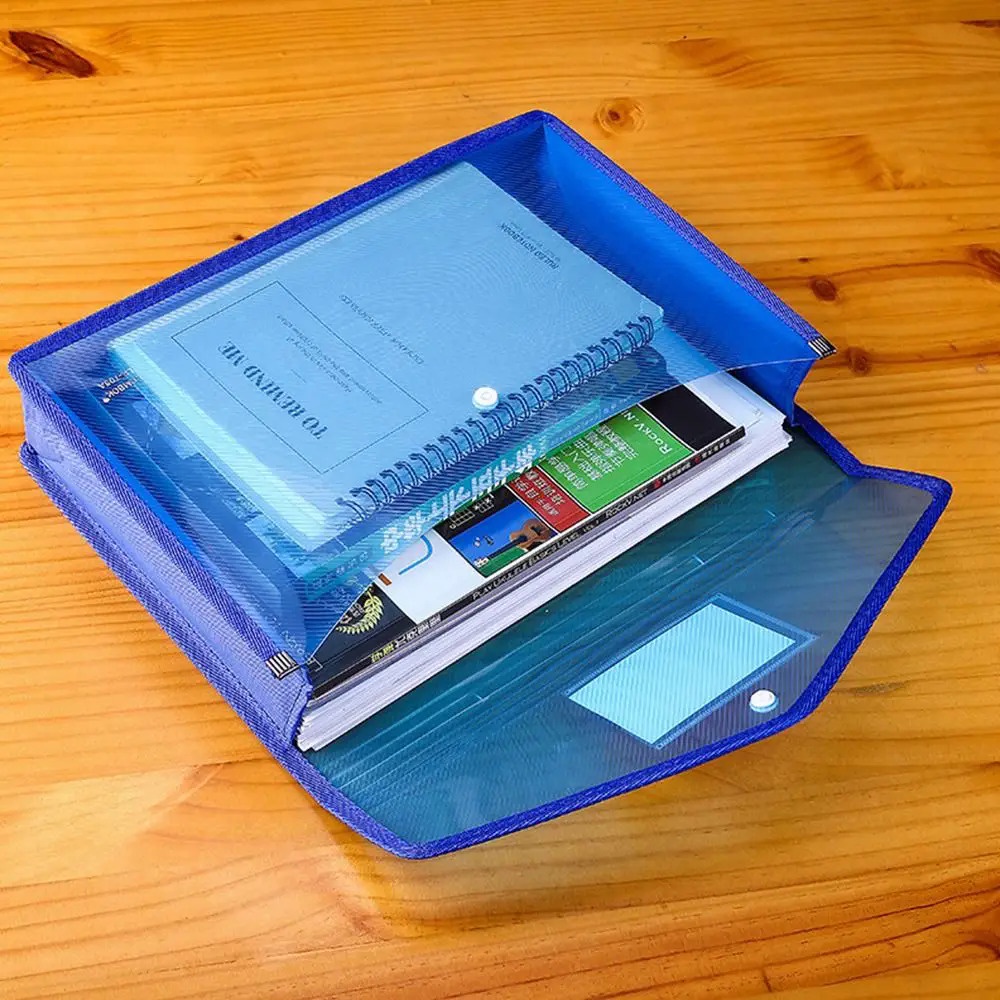 Hot Sale A4/A5 Large Capacity PVC Bag Stationery Storage Pouch File ...