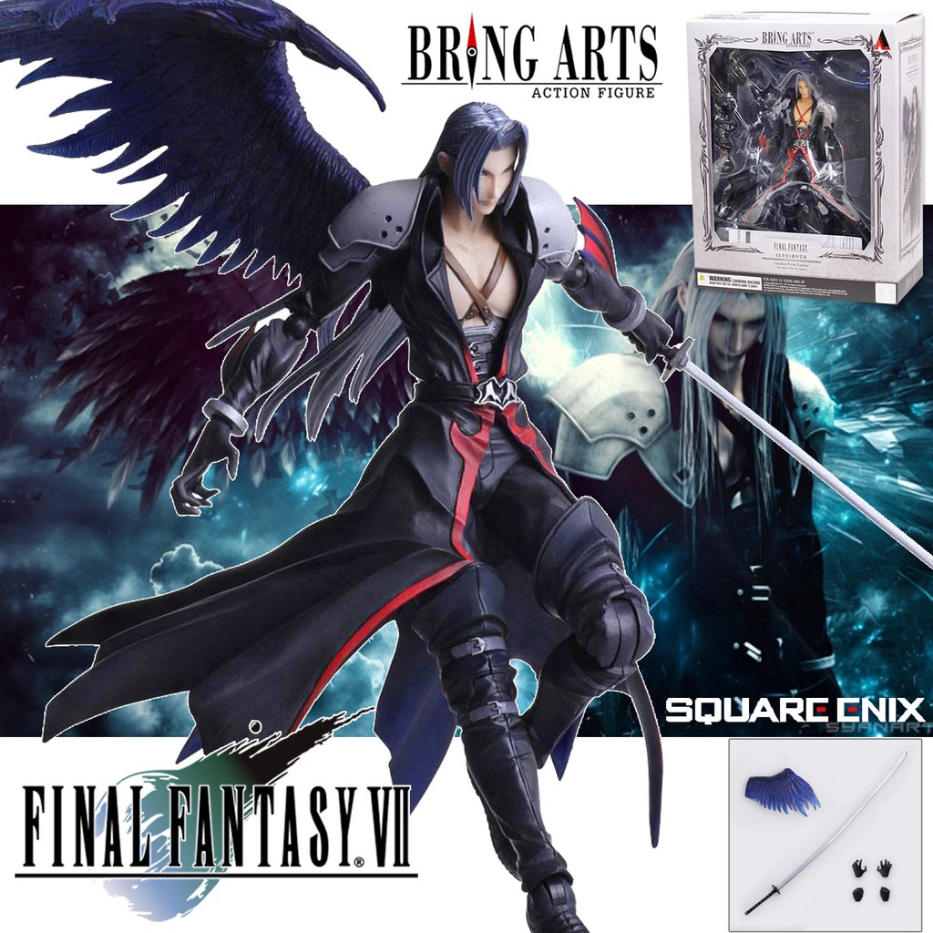 Model Figma งานแท้ ฟิกม่า Square Enix Bring Arts Final Fantasy VII ไฟนอล Cloud Sephiroth เซฟีรอธ ...
